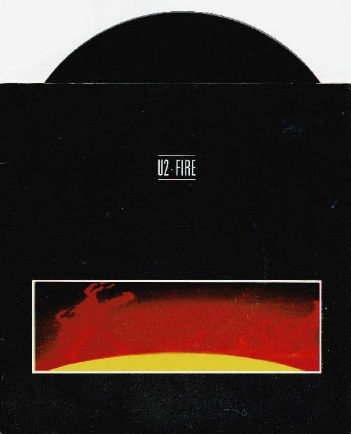U2 Fire Vinyl Record 7 Inch Irish CBS 1981